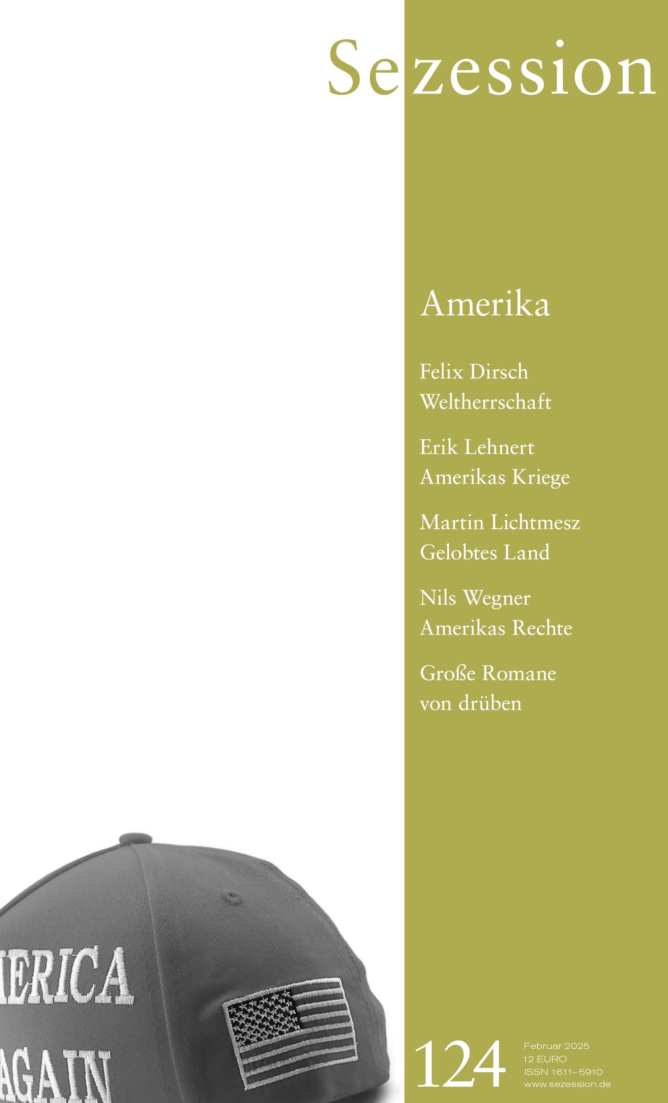 Heft 124 - Amerika | Zeitschrift Sezession | Zeitschrift Sezession ...